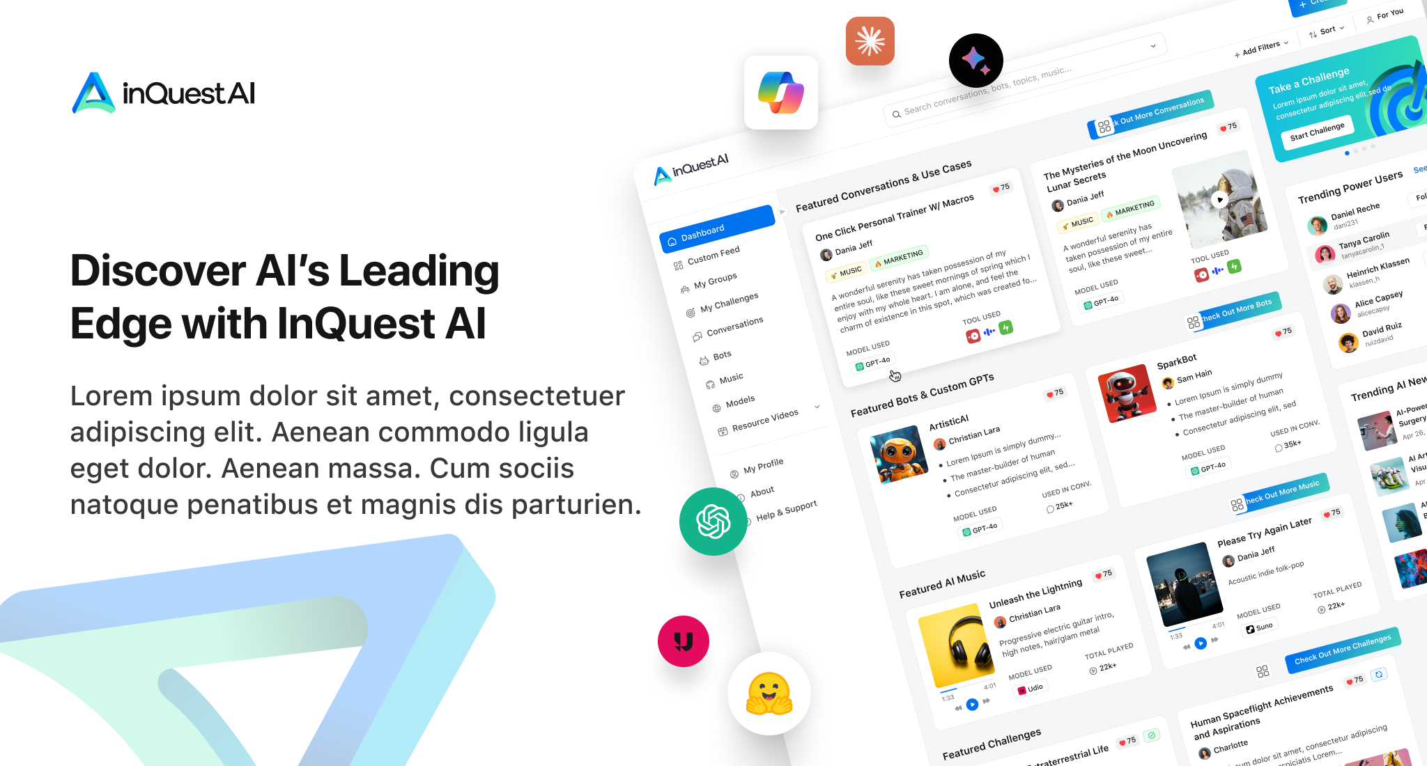 Discover, Create & Share AI Tools, Music & More | InQuest AI | inquestAI